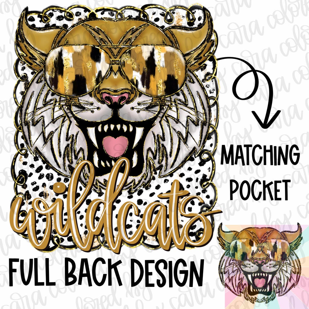 Wildcats Preppy Mascot Coquette Png Girls Preppy Wildcats Design Dtf ...