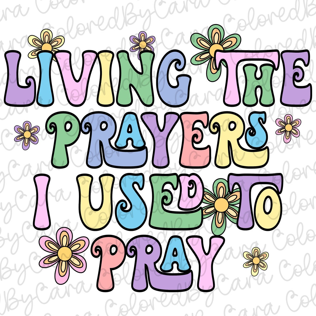 Christian Png/ Women’s Christian Bible Verse Png/ Living the Prayers I ...