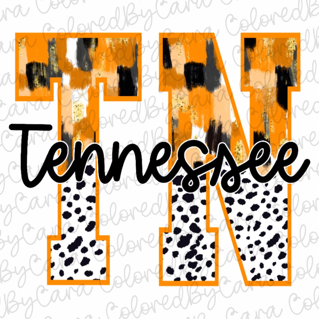 Tennessee Png/ TN Png/ Brushstrokes/ Dalmatian/ Preppy State Designs ...