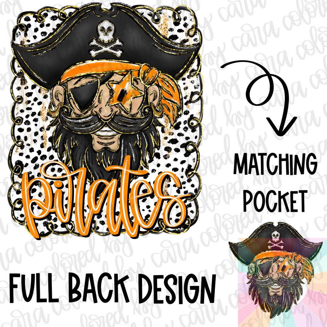 Pirates Preppy Mascot Coquette Png Girls Preppy Pirate Design Dtf ...