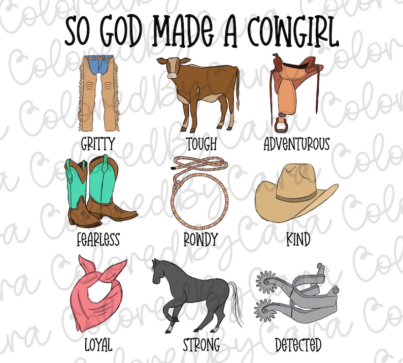God Says I Am Cowboy and Cowgirl / Western Png/ Cowgirl Sublimation ...