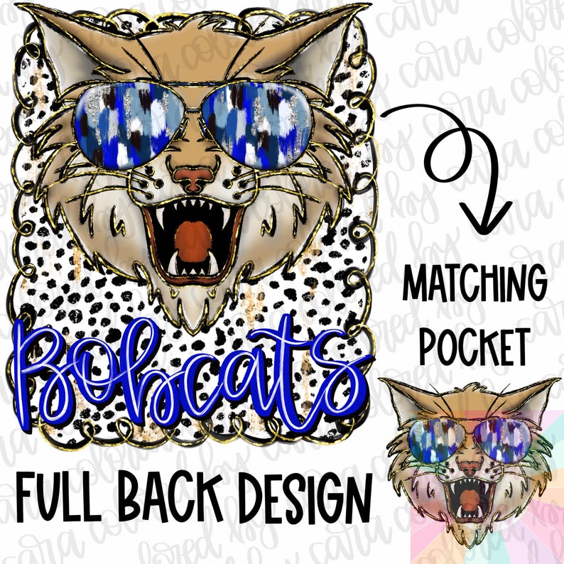 Bobcats Preppy Mascot Coquette Png Girls Preppy Bobcats Design Dtf ...