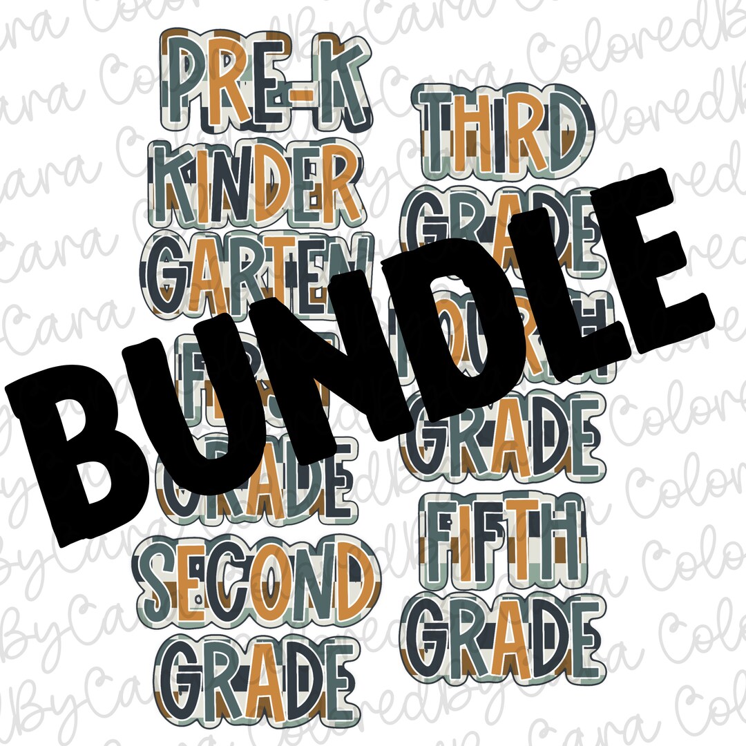 Back to School Bundle PNG/ Back to School Png/ Pre-k Png/ School Png ...