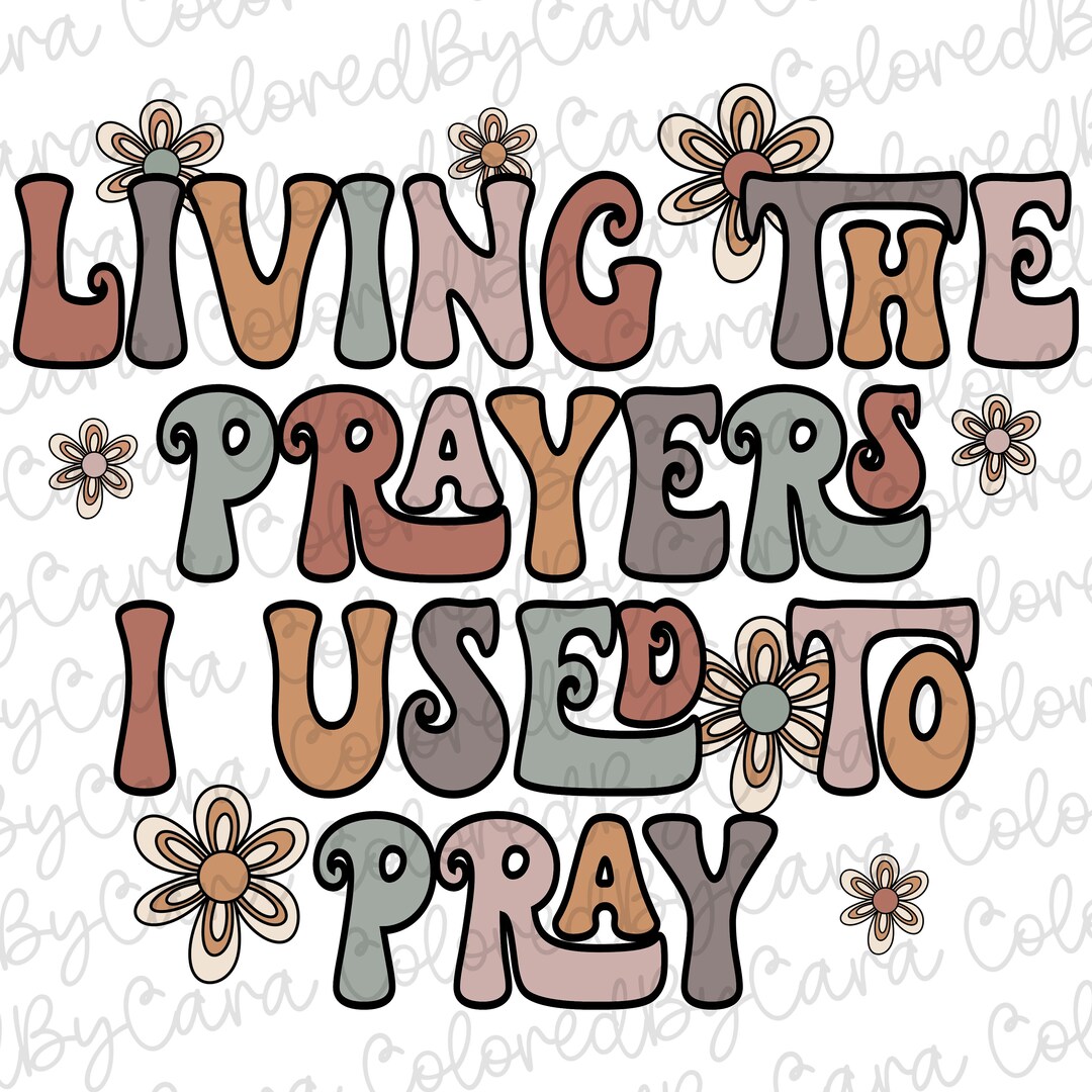 Christian Png/ Women’s Christian Bible Verse Png/ Living the Prayers I ...