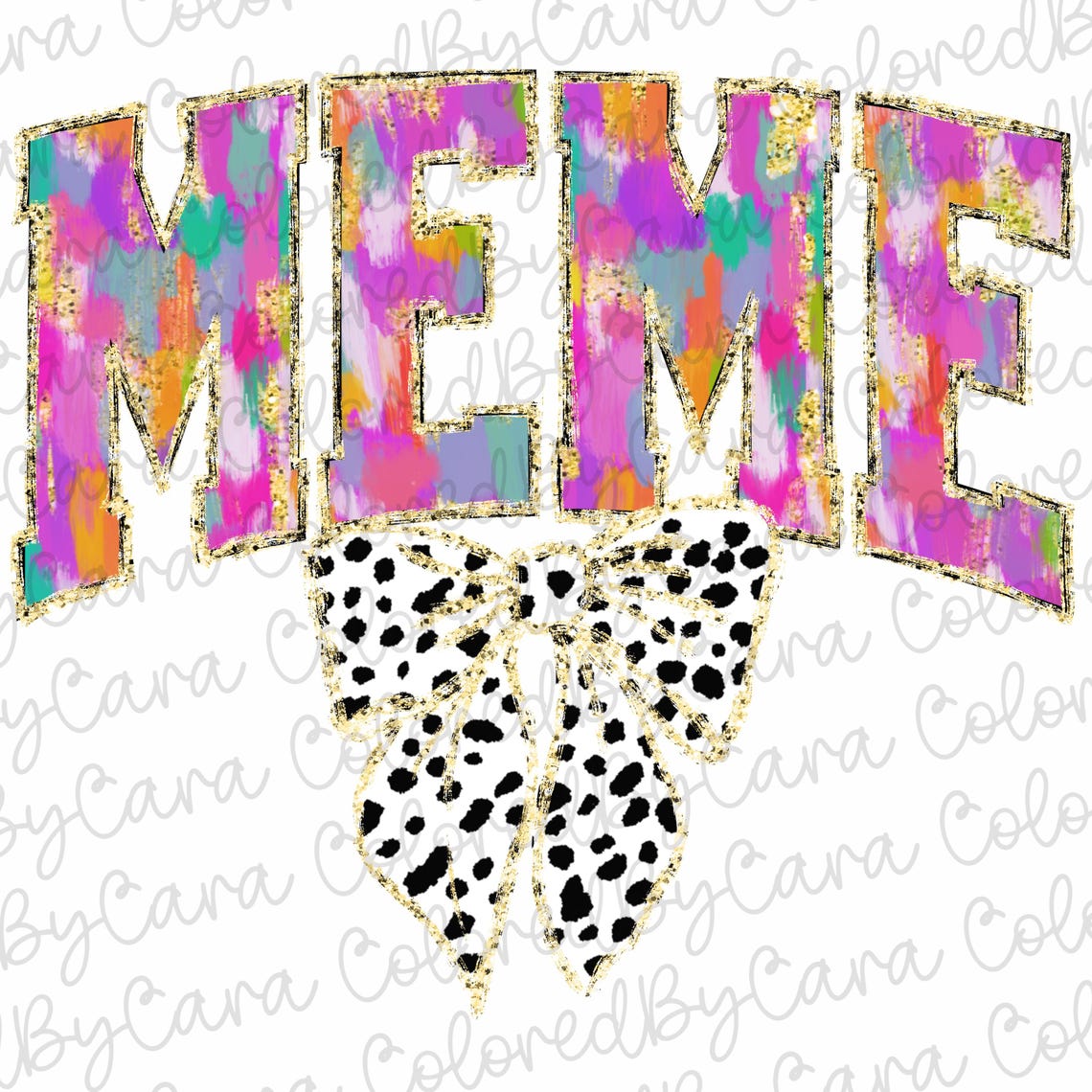 Coquette Meme Gold Glitter Png Coquette Meme Png Colorful Brushstroke ...