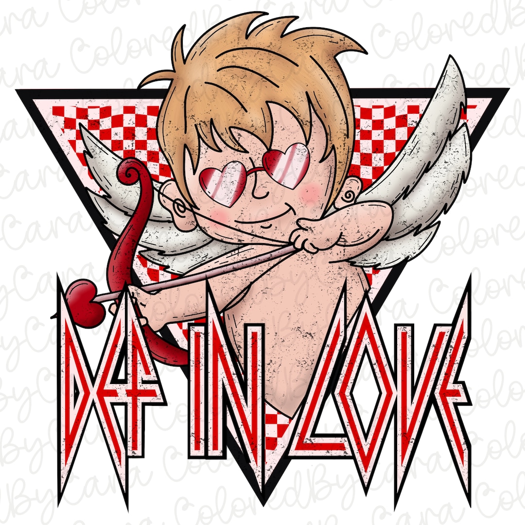 Kids Def in Love Png/ Valentines Png/ Kid Valentine Sublimation Design ...