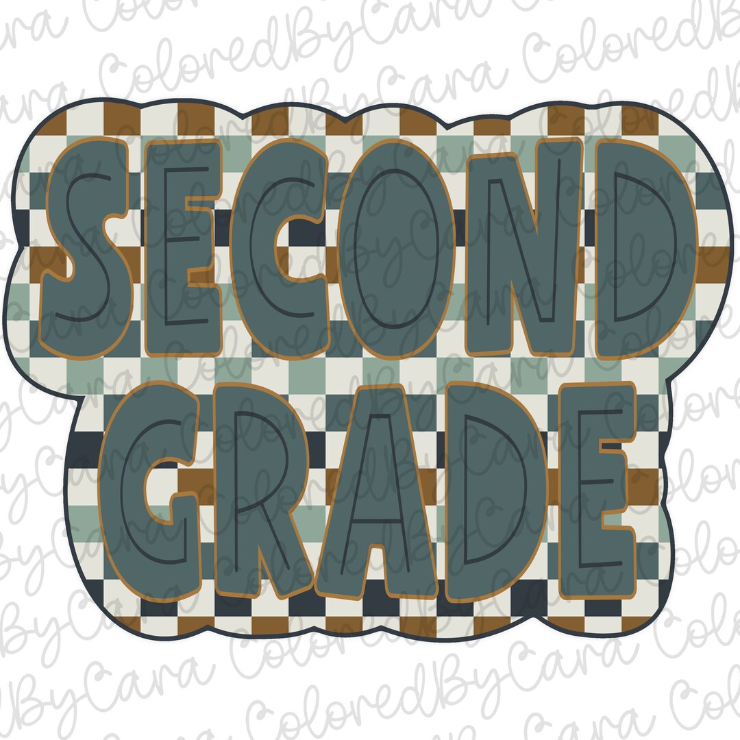 Second Grade PNG/ Boy Back to School Png/ Elementary Png/ School Png ...