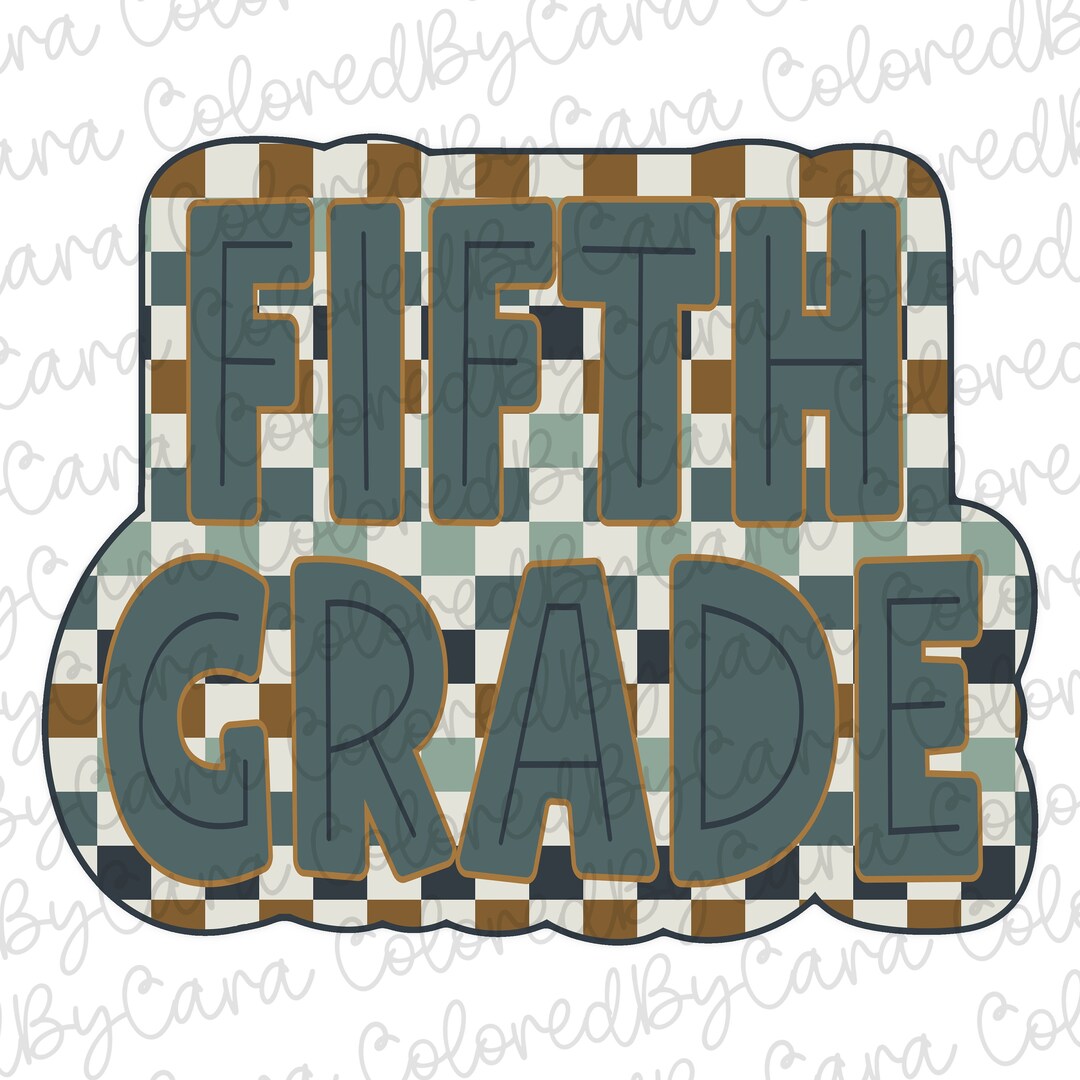 Fifth Grade PNG/ Boy Back to School Png/ Elementary Png/ School Png ...