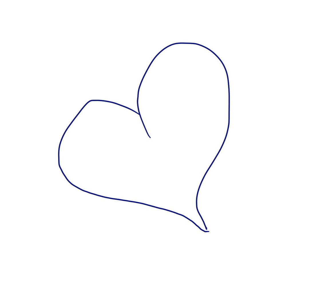 Heart Printable - Etsy