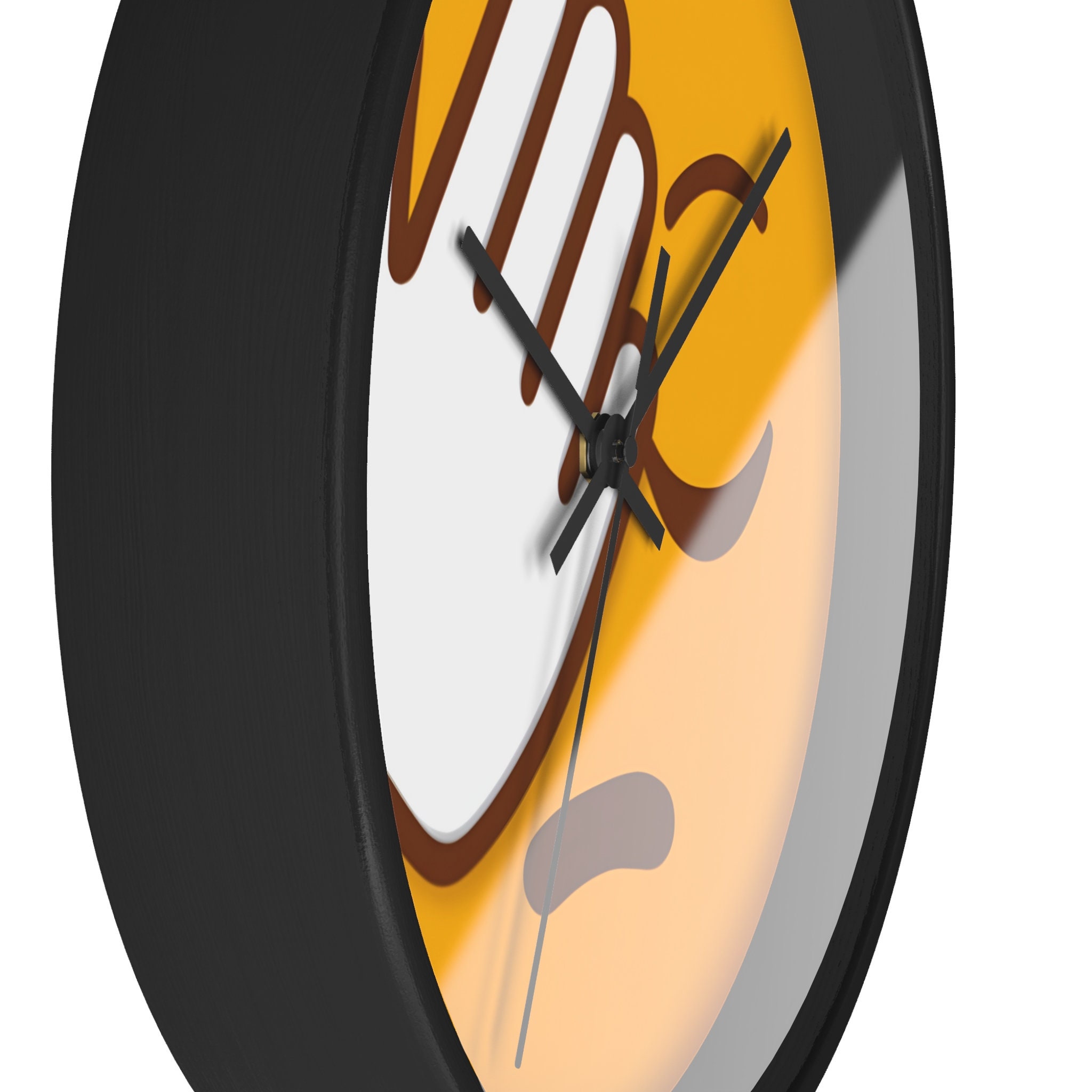 Facepalm Emoji Round Wall Clock Quirky Timekeeper Black or - Etsy