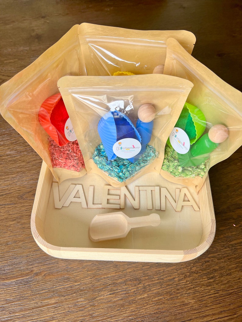 Colorful Sensory Kit | Sensory Play Kit | Rainbow Oats | Kids Sensory ...