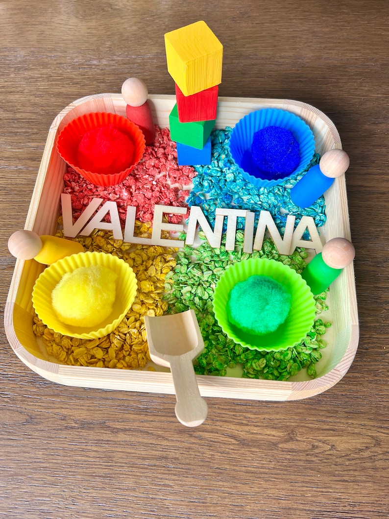 Colorful Sensory Kit | Sensory Play Kit | Rainbow Oats | Kids Sensory ...