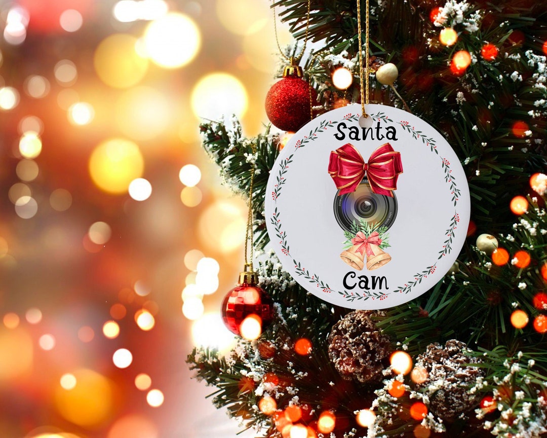 Santa Cam Ornament for Kids, Christmas Tree Santa Cam, Santas Camera - Etsy
