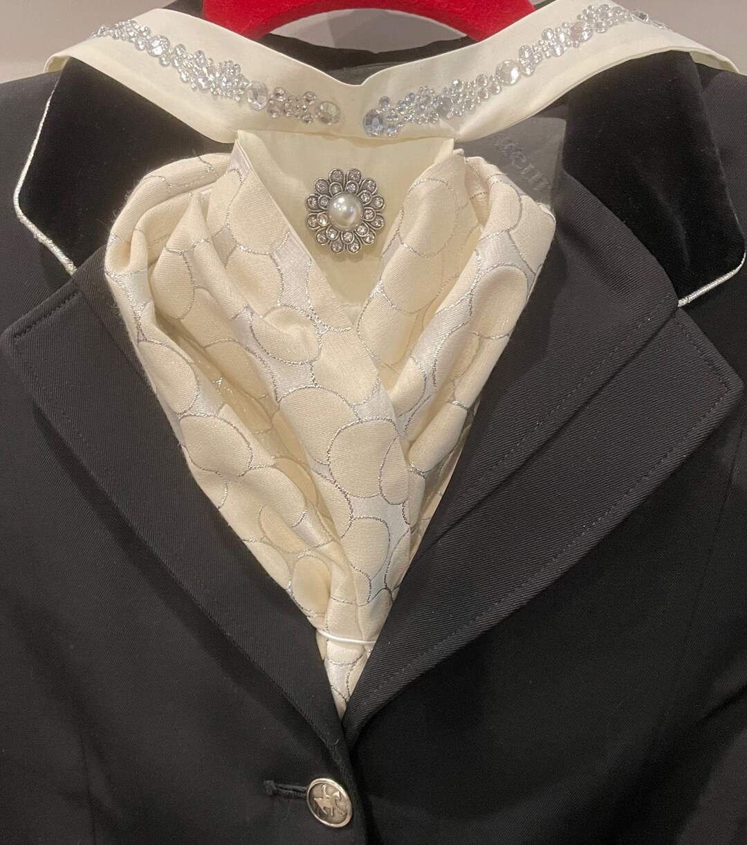 New HANDMADE Equestrian Stock Tie - Etsy