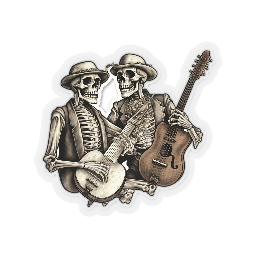 Realistic Skeletons Playing Instruments 5 - Etsy