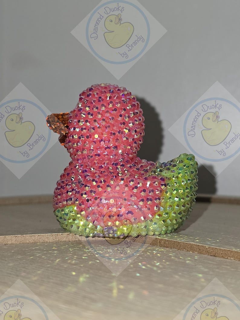 Patrick Star Rhinestone Rubber Duck - Spongebob Bling Duck - Etsy