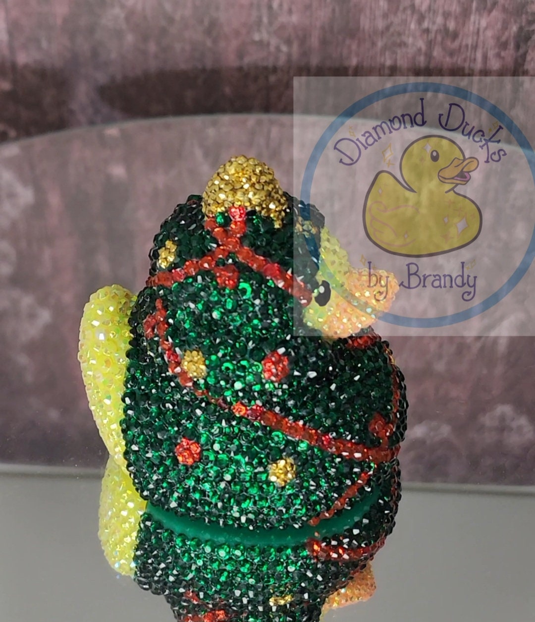 Christmas Tree Duck Christmas Winter Rhinestone Duck - Etsy