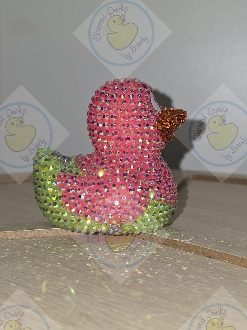 Patrick Star Rhinestone Rubber Duck - Spongebob Bling Duck - Etsy