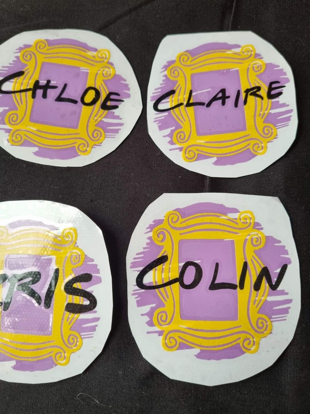 Personalised Friends TV Show Themed Vinyl Stickers, Friends Decal - Etsy