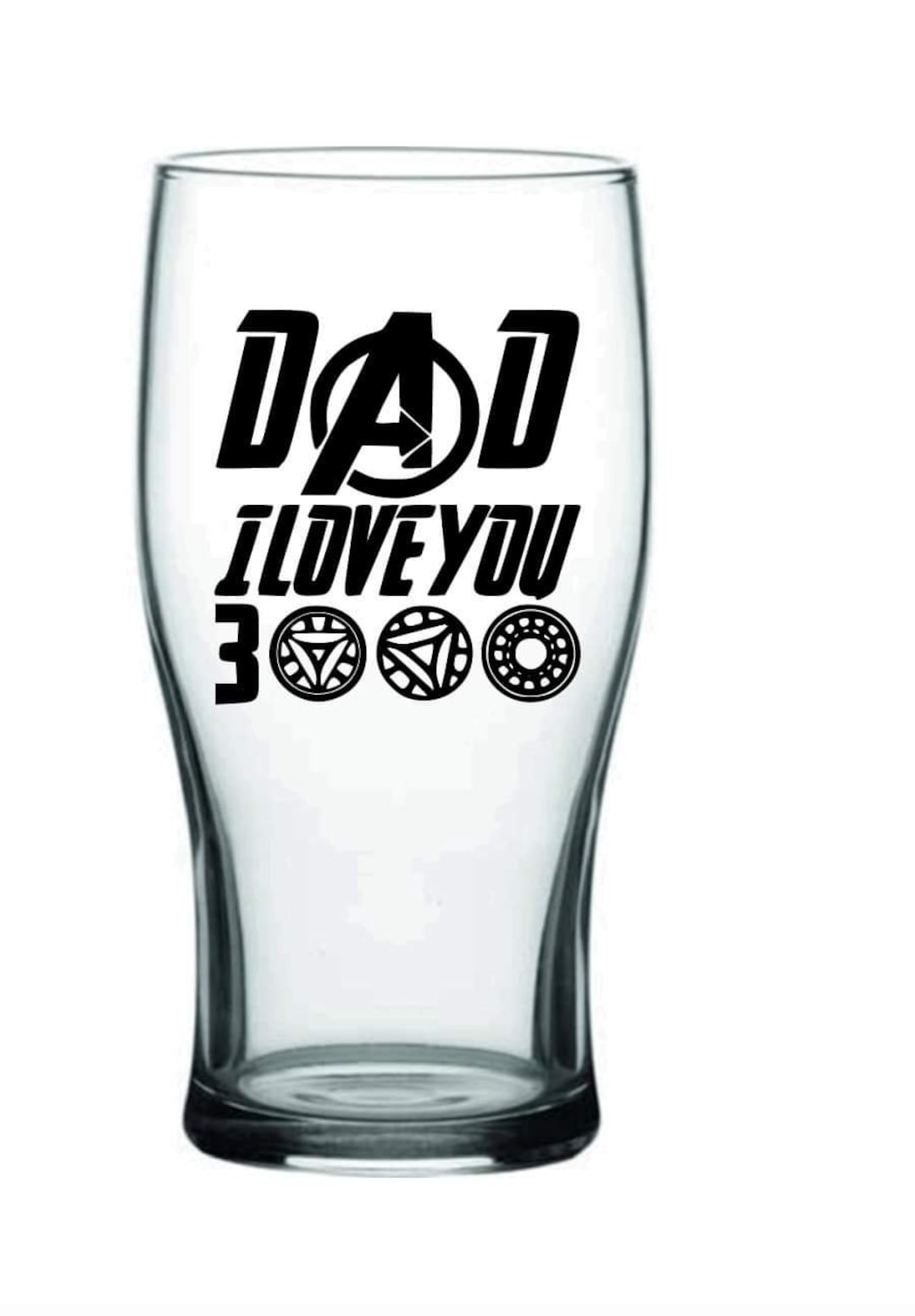 I Love You 3000, Father's Day Vinyl Decal, Iron Man, Avengers, Vinyl ...