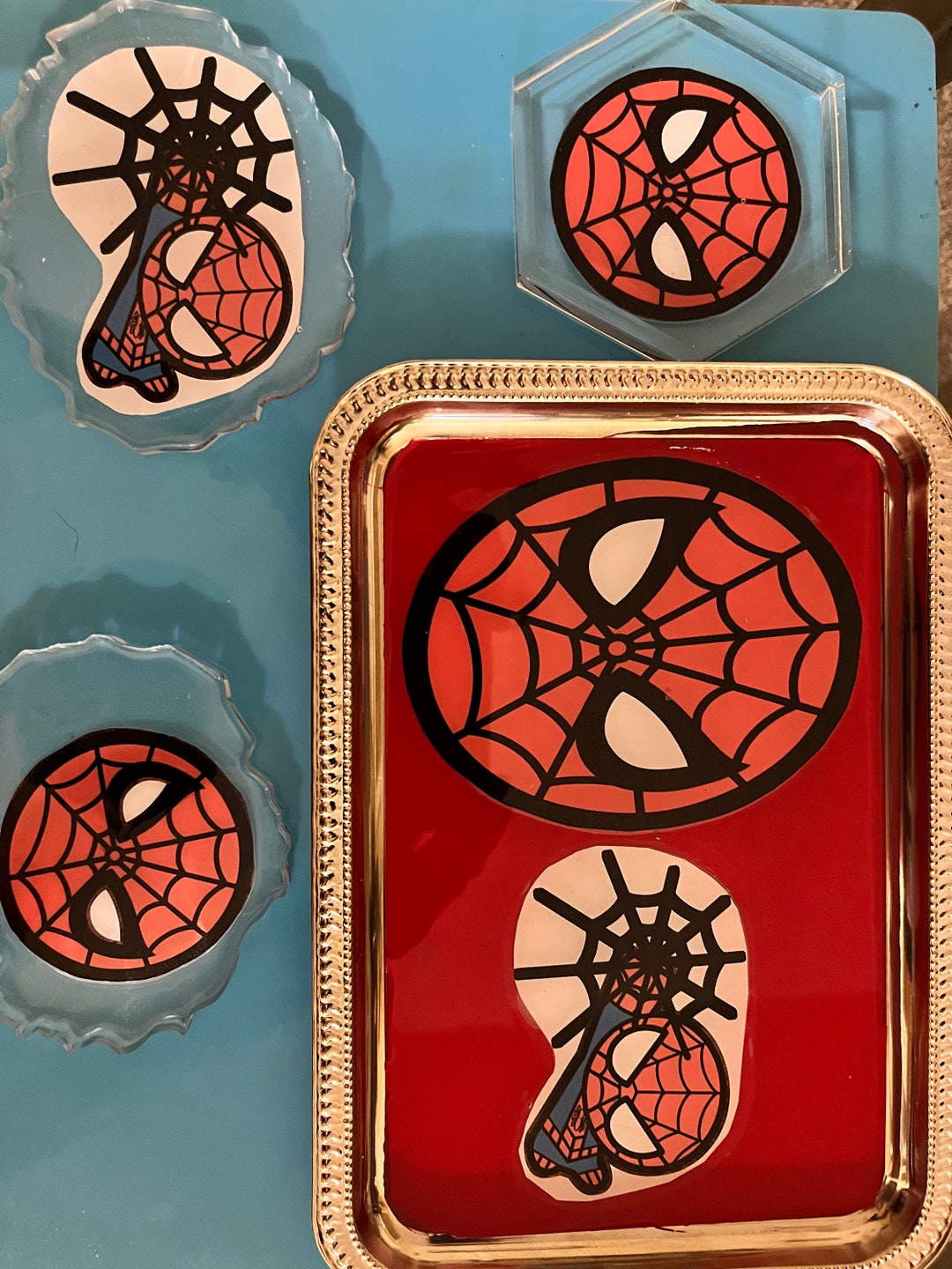 Original Spiderman Rolling Tray - Etsy
