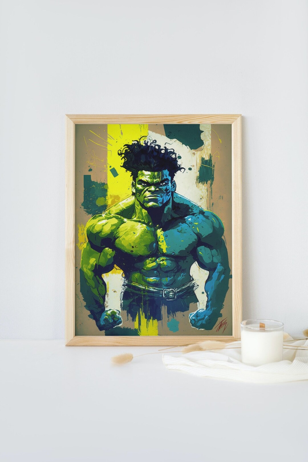 Hulk Unleashed: A Smashingly Bold Fusion of Basquiat's Artistry & the ...