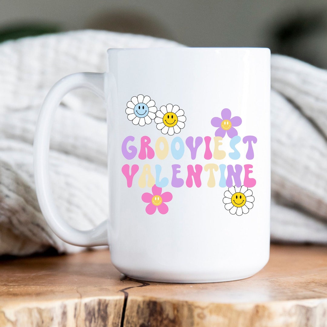 Grooviest Valentine Mug, Valentine Mug, Valentine Gift, Valentine Mug ...