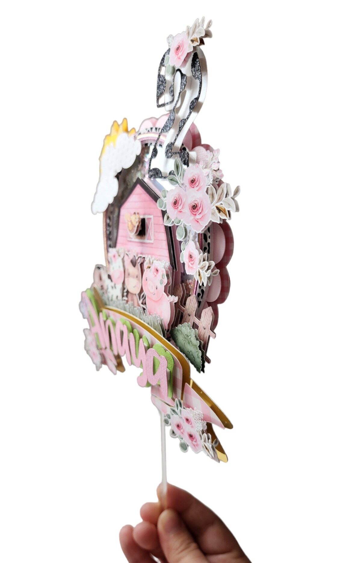 Caketopper 3D With Shaker - Etsy