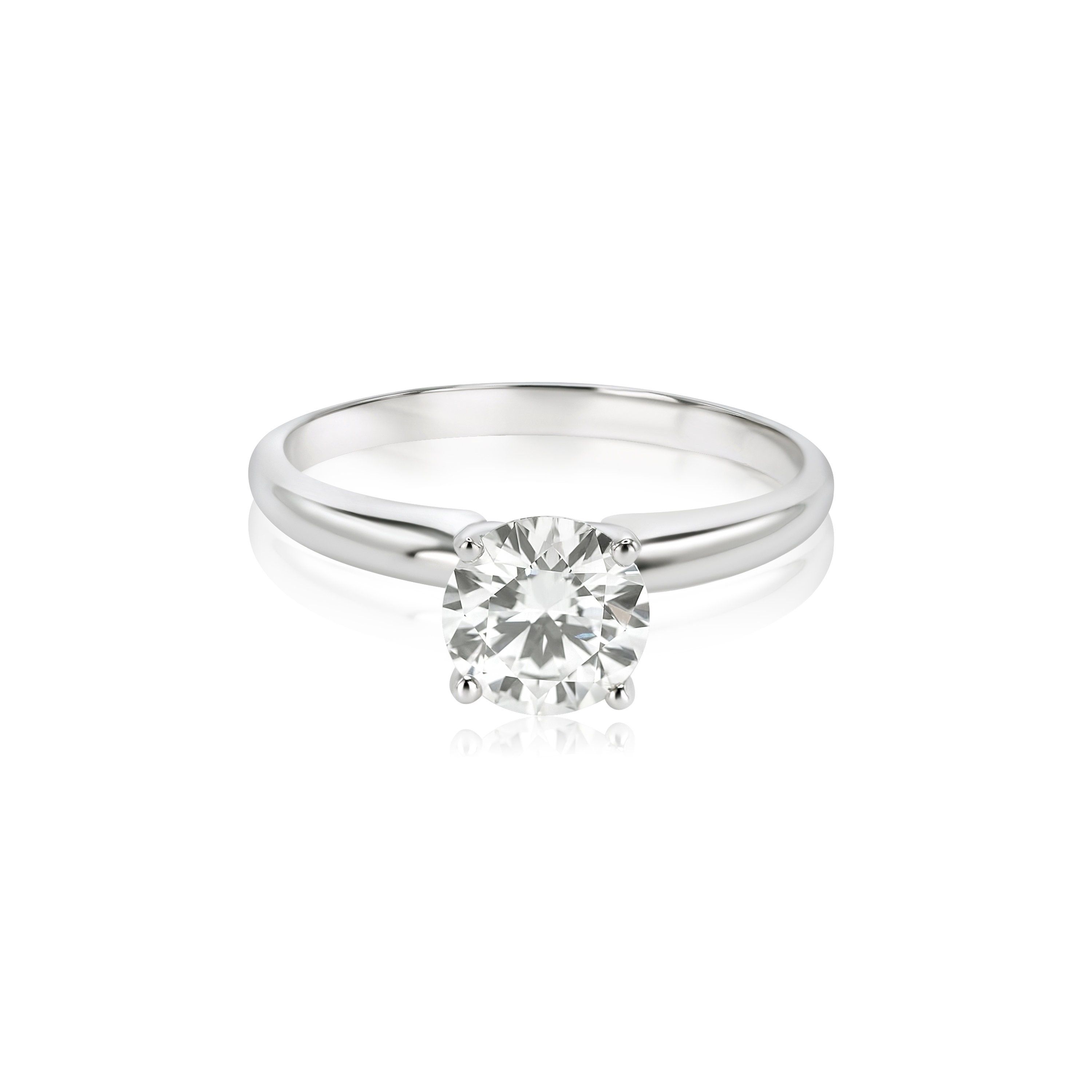 1 Ct Diamond Ring, 1 Carat Engagement Ring, Solitaire Diamond Ring, Lab ...