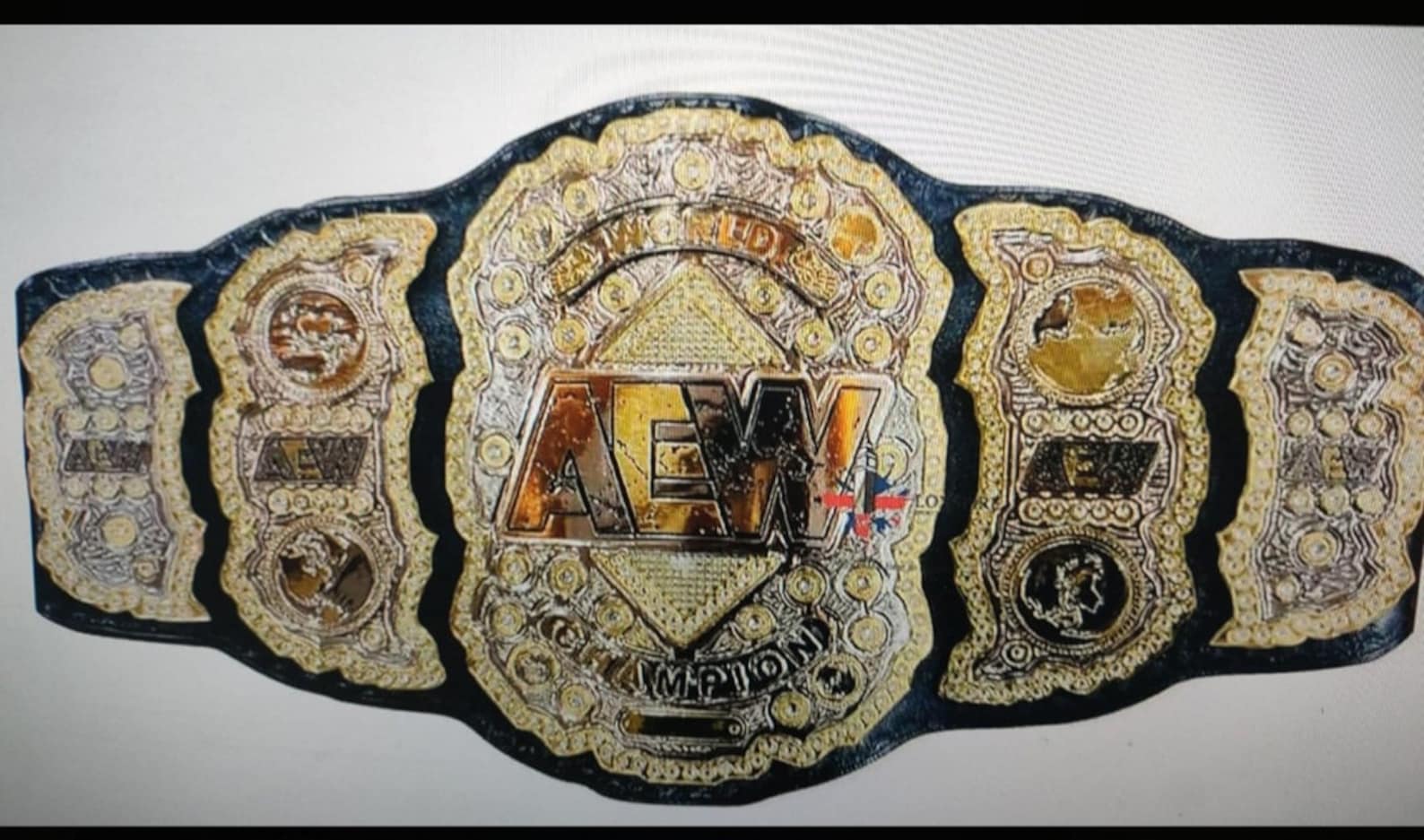 AEW Championship Belt Replica Adult Size Wrestling Title Brass 2MM - Etsy