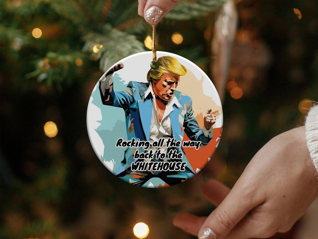 Humorous Presidential Ornament, Political Gift, Unique Decoration - Etsy