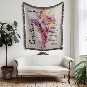 Personalized Christian Blanket With Inspirational Bible Verses ...