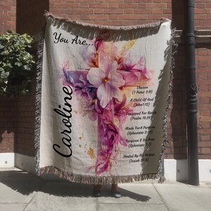 Personalized Christian Blanket With Inspirational Bible Verses ...