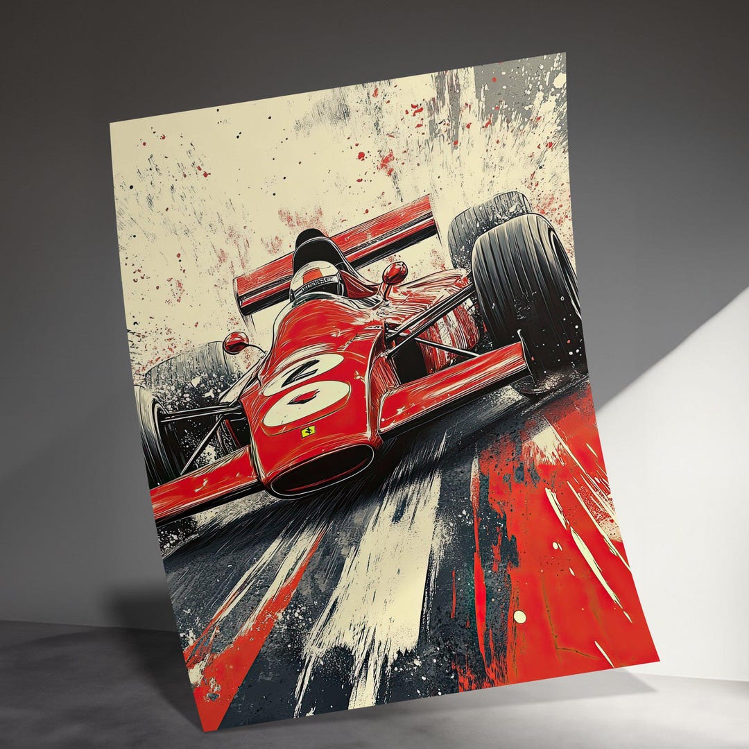 Formula Racing Art, Car Posters, Canvas Wraps, Large Poster, Automotive ...