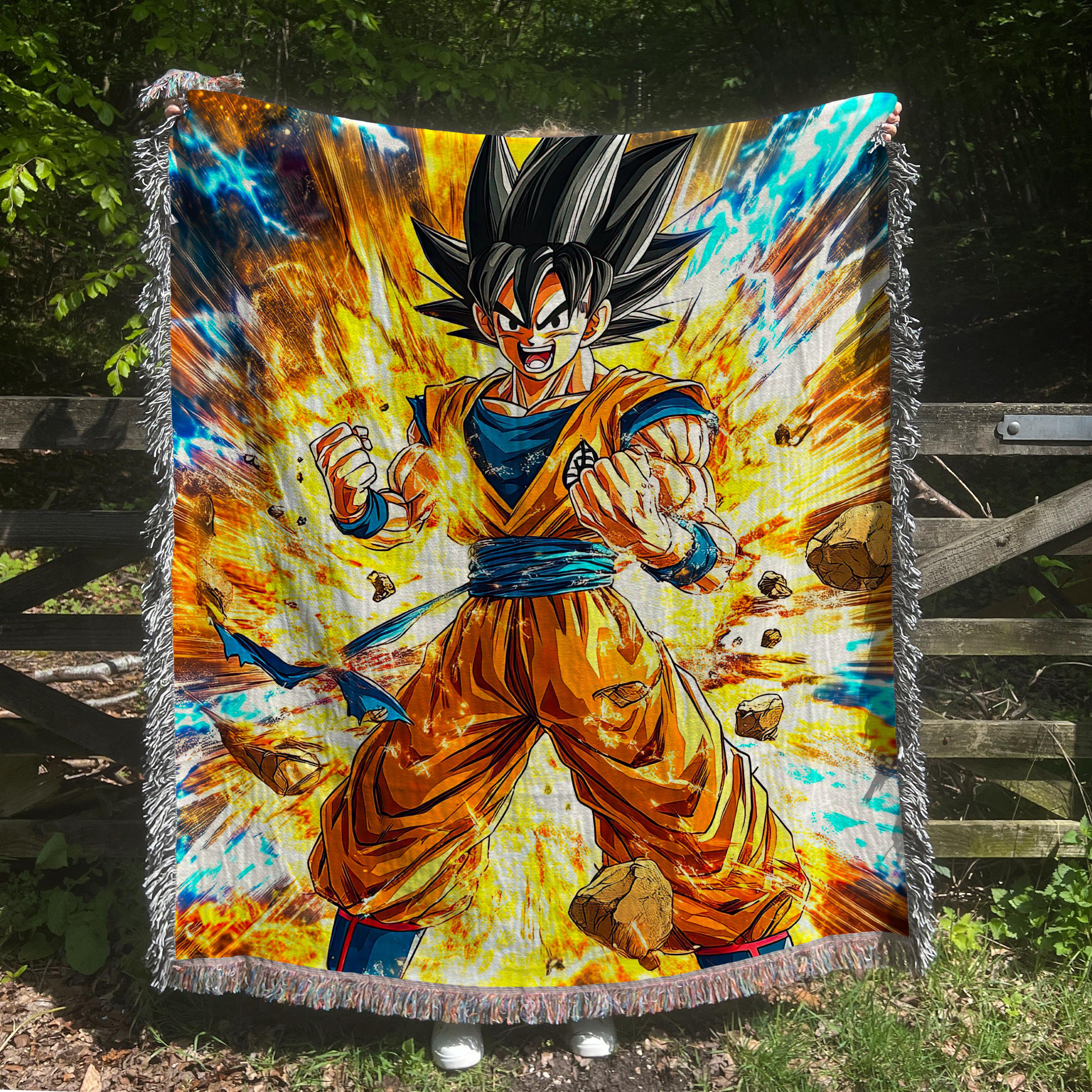 Tapestry Fabric Fabric Dragon Ball Tapestry Ultra Instinct Goku Dragon ...
