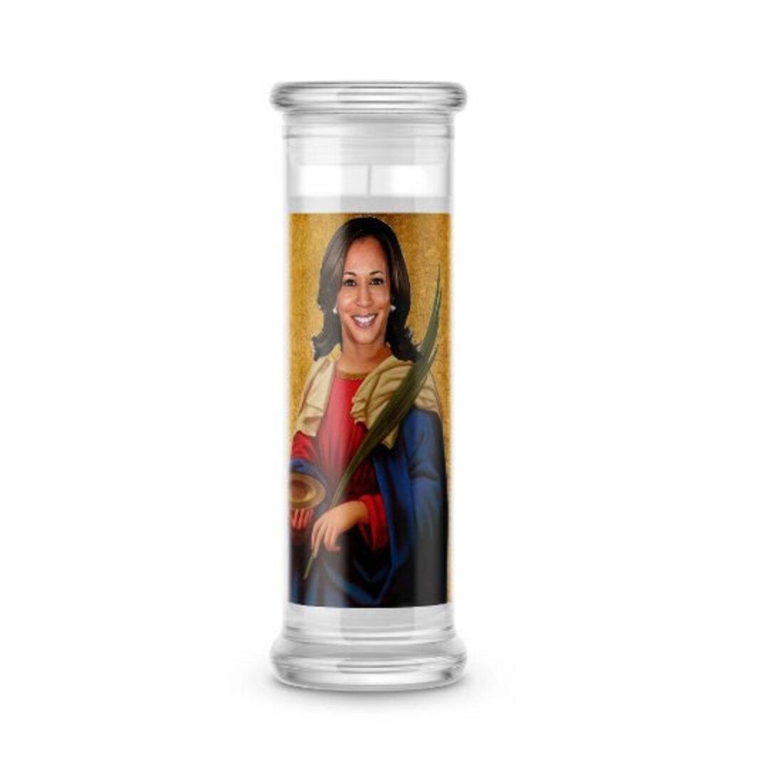 Saint Kamala Harris Candle Kamala Harris Prayer Candle - Etsy Canada