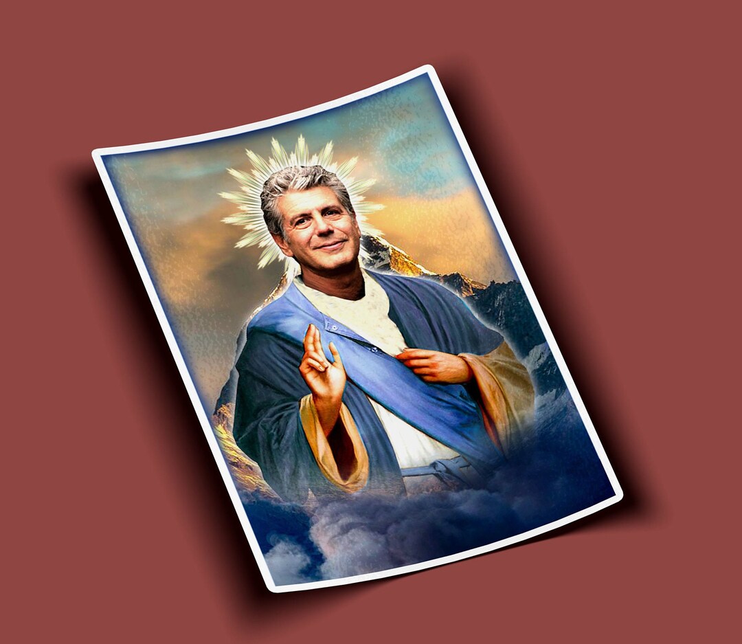 Saint Anthony Bourdain Sticker BOGOF Buy One Get One Free - Etsy