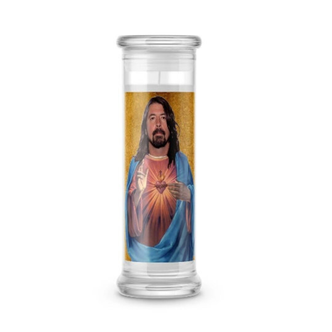 Saint Dave Grohl Candle Dave Grohl Sticker - Etsy