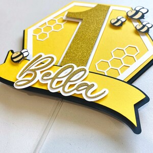 Happy Bee-day Cake Topper, Fun to Bee One Theme Cake Topper ...