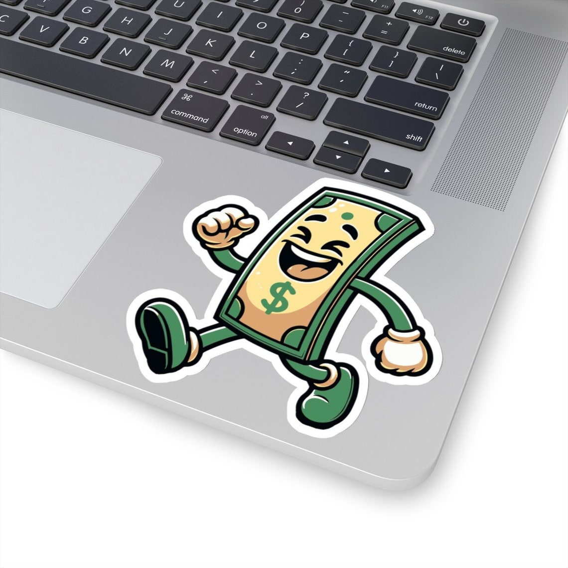Motivated Animated Walking Money Cash Dollar Bill Cut Out Sticker Decal ...