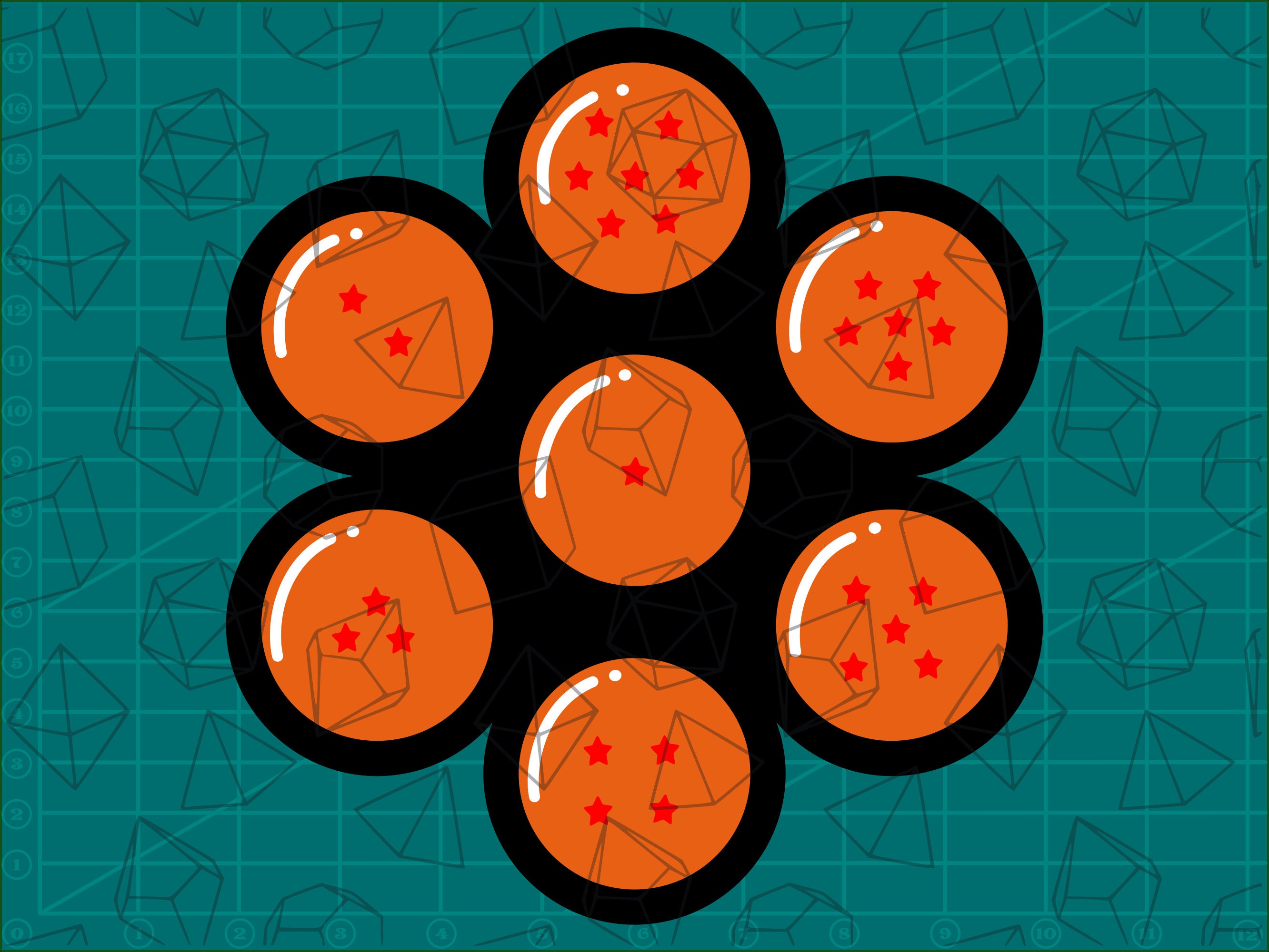 Dragonball SVG/PNG Pack - Etsy