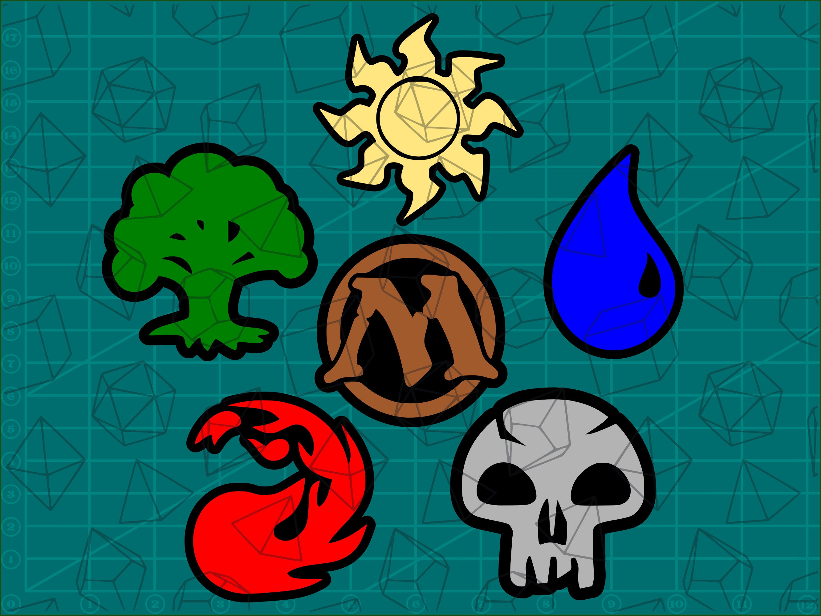 MTG Symbol SVG/PNG Pack - Etsy