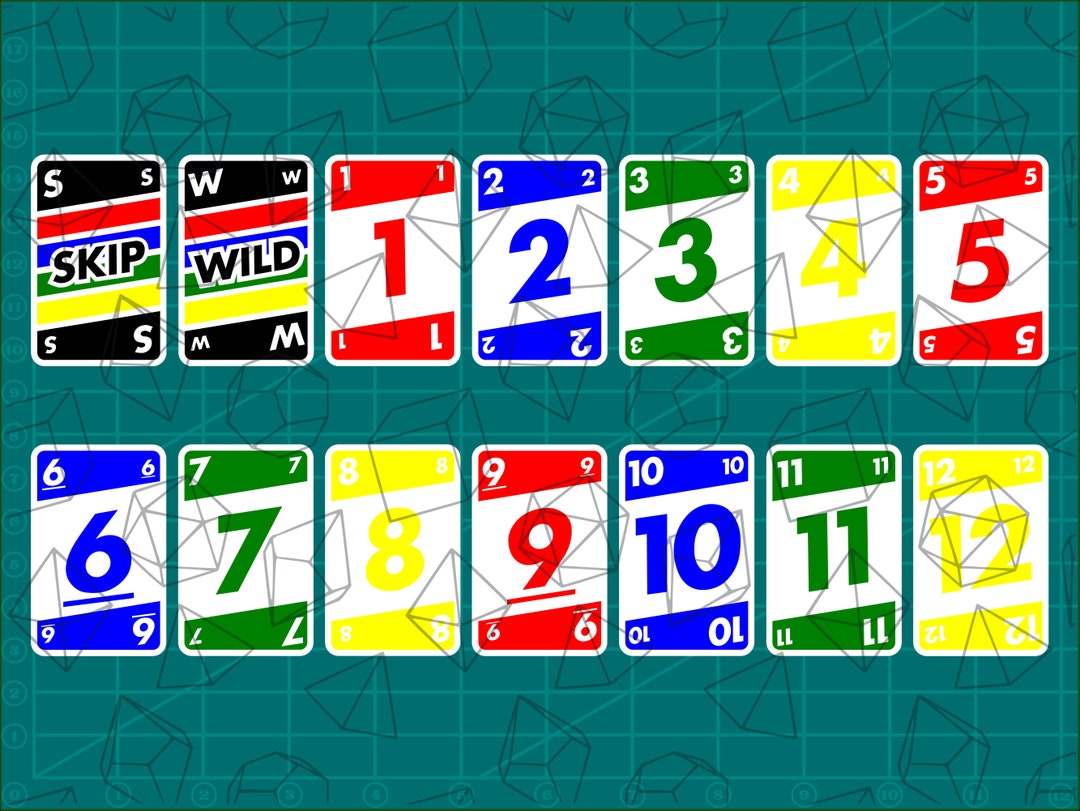 Phase 10 SVG/PNG Pack - Etsy