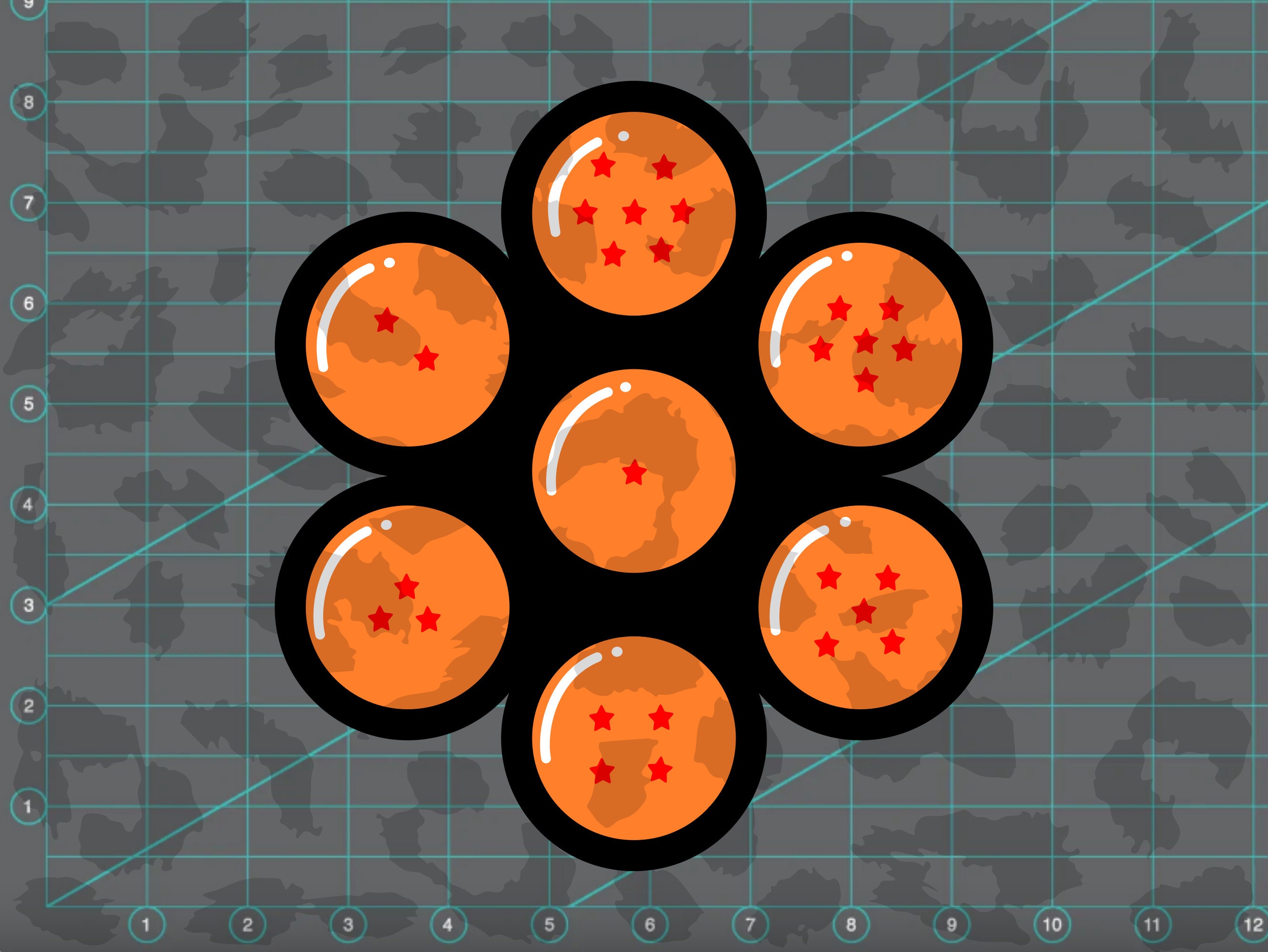 Dragonball SVG/PNG Pack - Etsy