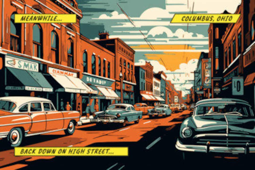 High Street Chronicles: A Retro Comic Adventure - Etsy