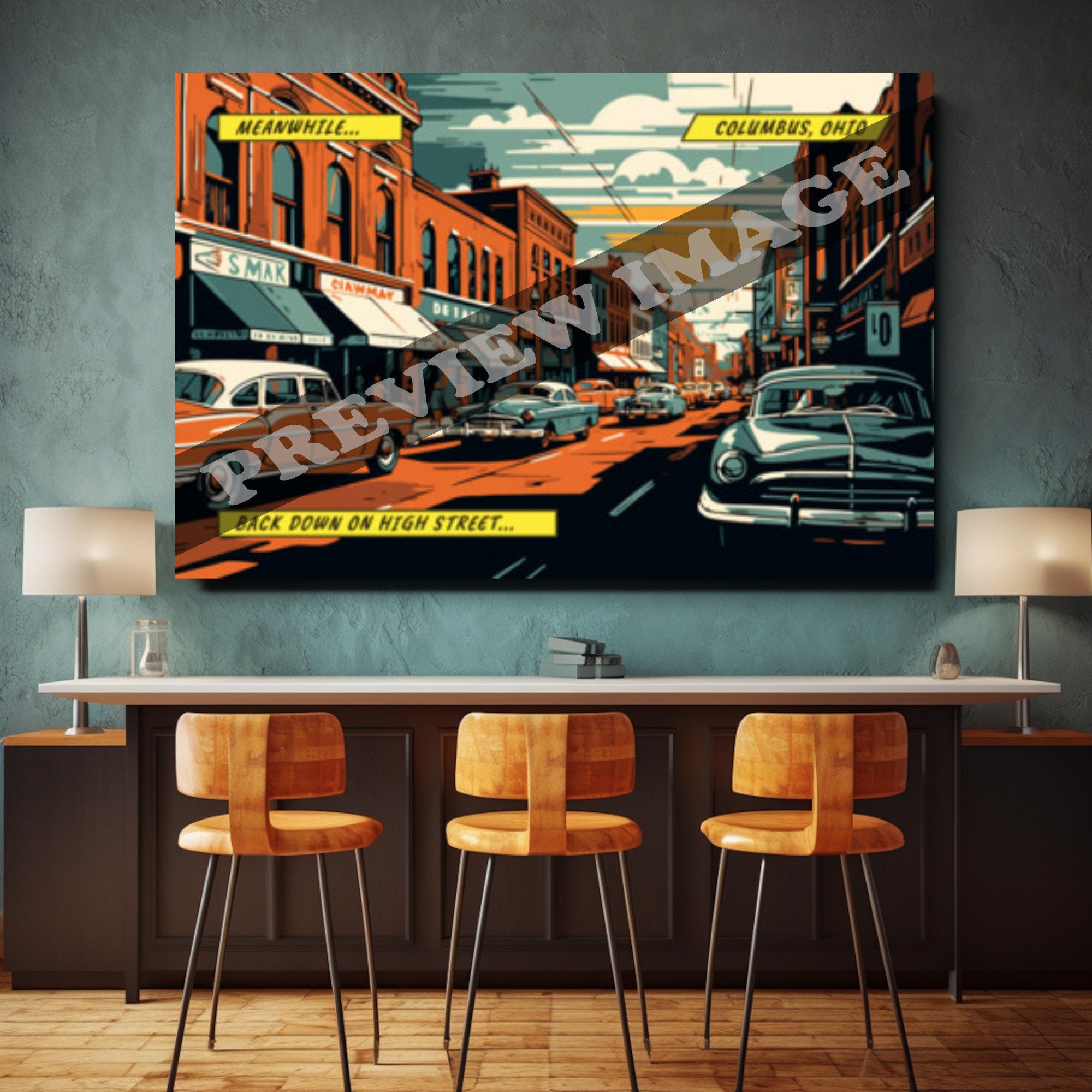 High Street Chronicles: A Retro Comic Adventure - Etsy