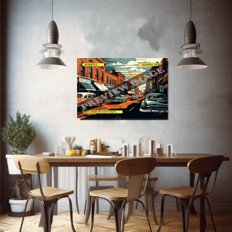 High Street Chronicles: A Retro Comic Adventure - Etsy