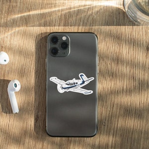 Custom Airplane Stickers Hand Drawn Personalized Aviation Your Plane - Etsy