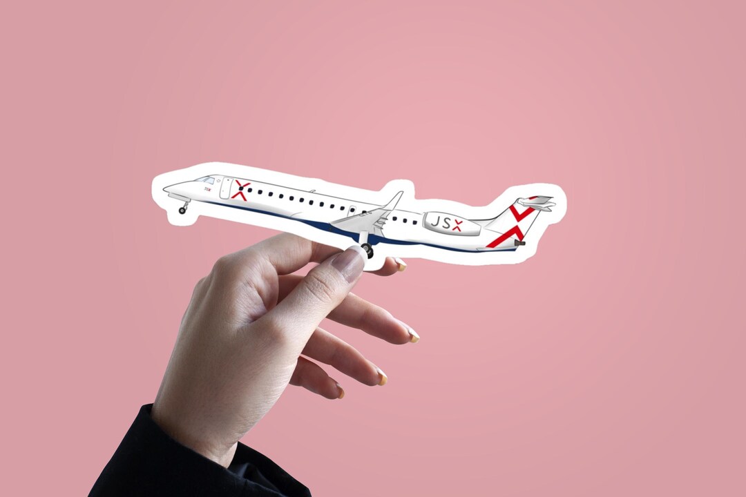 Embraer ERJ-145 Aviation Sticker: JSX Pilot Gift, Water-resistant - Etsy