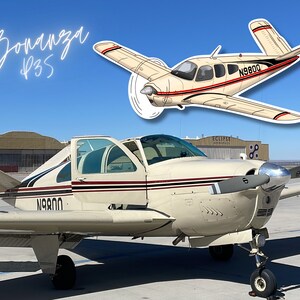 Custom Airplane Stickers Hand Drawn Personalized Aviation Your Plane - Etsy